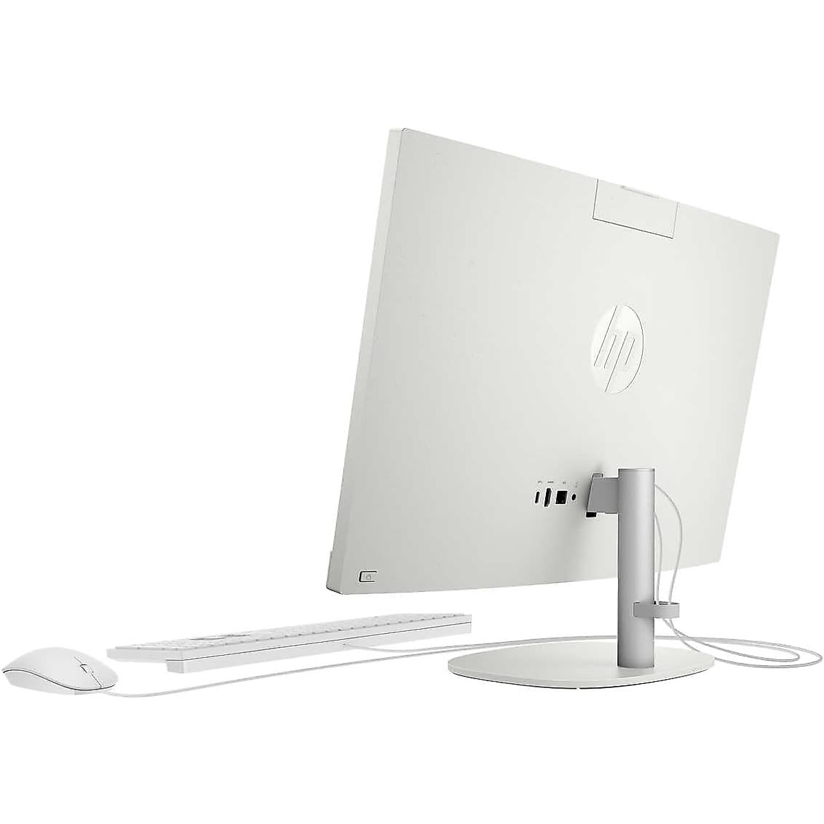 HP 24 All-in-One Bundle PC, 23.8" FHD Touchscreen, AMD Ryzen 3 7320U (Up to 4.1 GHz), 8 GB RAM, 1TB SSD, AMD Radeon Graphics, Windows 11 Home (White)