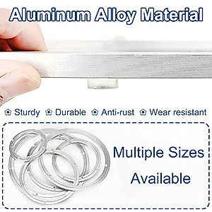 Heavy Duty Turntable Base Bearing 120mm ~ 1000mm Aluminium Alloy Lazy Susan Turntable Bearing, 360 Degree Rotating Round Metal Turntable Base Rings For Kitchen Dining Table