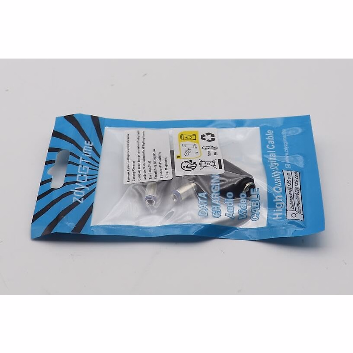 zdyCGTime 90 Degree Angle DC5.5x2.1mm Male to Female Adapter 5 Volt DC Barrel Power Jack Charging Cable Connector for Tablet (DC5.5x2.1mm)(2pack)