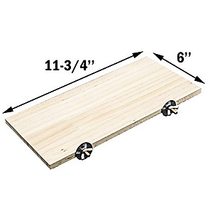 GNB PET Natural Wood Stand Platform 5‘’x11'' for Hamster Mice Chinchilla Chipmunk, Small Animals Habitat Toy HM-10