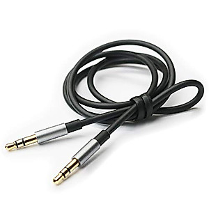 NEW NEOMUSICIA Replacement Cable Compatible with Sony MDR-XB950BT, MDR-10R, MDR-10RC, MDR-10RBT, MDR-NC50, MDR-NC200D Headphones Black 4.5ft/150cm