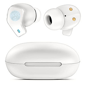 Jiunai Wireless Earbuds for Samsung S23, Bluetooth 5.2 Headphone in-Ear Earbuds Stereo HI-FI Noise Reduction Touch Control Earphones for Samsung S22 iPad iPhone 14 Pro OnePlus Google