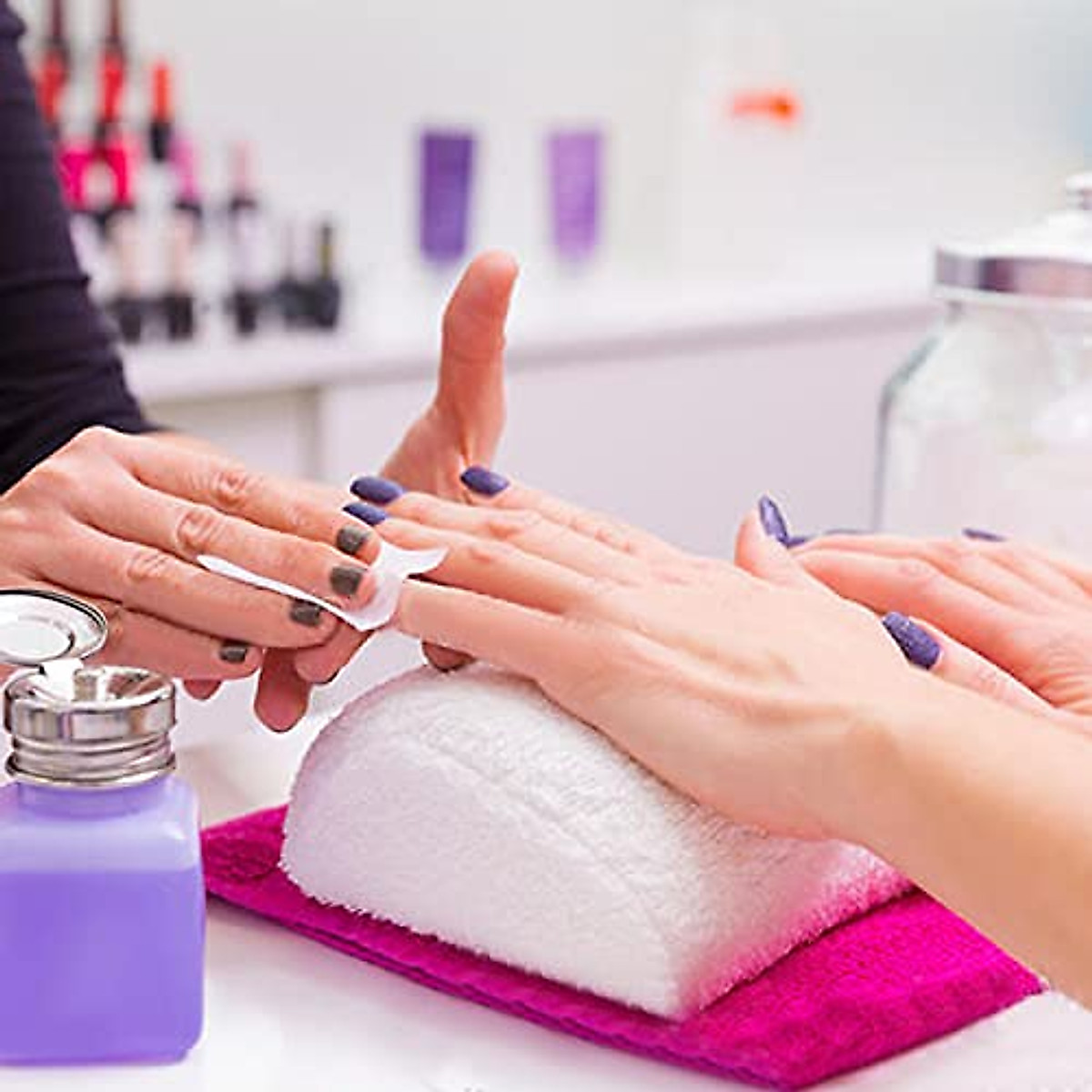 Gel Polish Remover Wipes 200PCS Nail Cleaner Wipes, Nail Polish Remover Pads Gel Nail Soak Off Acrylic Nails, Nail Remover Wraps Acetone Nail Art Remover Nail Wraps Gel Nail Pads for Salon Home Use