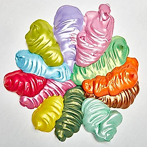 KINGART Metallic Acrylic Paint, Set of 24 Colors, 0.74 oz/22 ml Tubes with Storage Box, Rich Pigments, Non Fading, Non Toxic Paints for Artist & Hobby Painters, Art Supplies for Canvas Painting