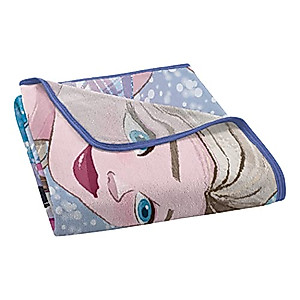 Northwest Frozen Micro Raschel Throw Blanket, 46" x 60", New Family