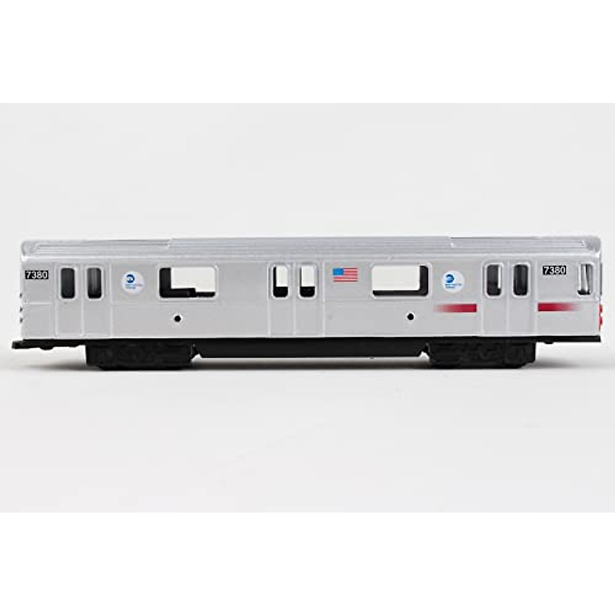 Daron MTA Diecast Subway Car Silver Medium