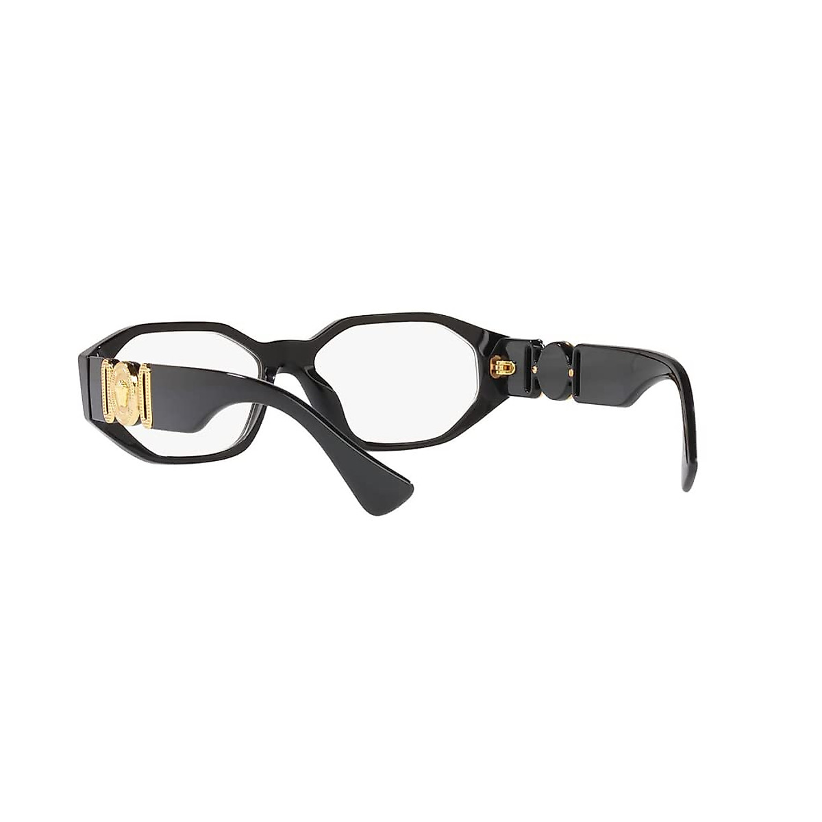 Versace Man Sunglasses Black Frame, Demo Lens Lenses, 56MM