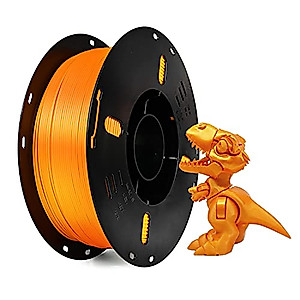 UVink 3D Printer Filament 1.75mm PLA Bubble-Free Low Warpage 1KG Bundle Compatible for Most FDM 3D Machines. (Orange)
