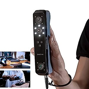 Shining3D [ Einstar Handheld 3D Scanner ] with RGB Color Camera, 0.1mm Resolution, 14FPS Scanning Speed with Scanning Software for 3D Printing, Healthcare, Art, Digital Archiving