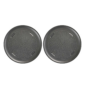 GoodCook AirPerfect Nonstick 16” Pizza Pan - Set of 2 - Pizza Trays for Oven, Perforated Round Pizza Pan, Carbon Steel Baking Pan, Homemade, Frozen & Leftover Slices