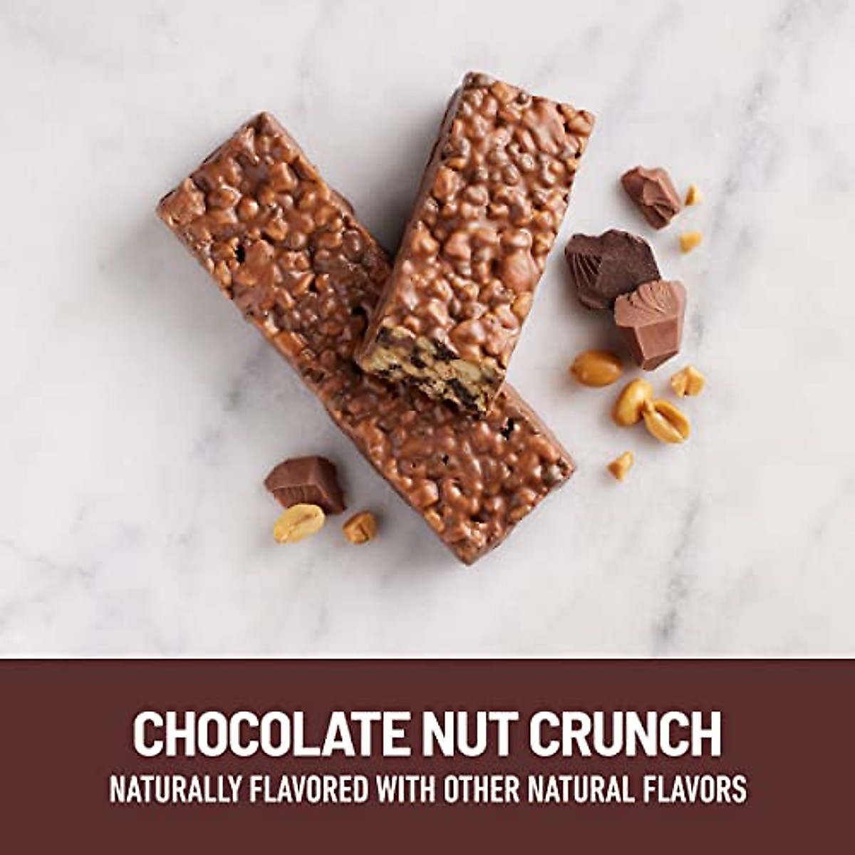 SlimFast Intermittent Fasting- Complete Meal Protein Bars, Chocolate Nut Crunch, 5 Bars (Pack of 1)