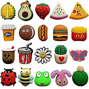 20-Piece USB Charger Protector, Suitable for iPhone iPad Cable, Fruit bite Charging Protector and Cable Holder, Charging Cable Protector, Mobile Phone Accessory Cable Partner