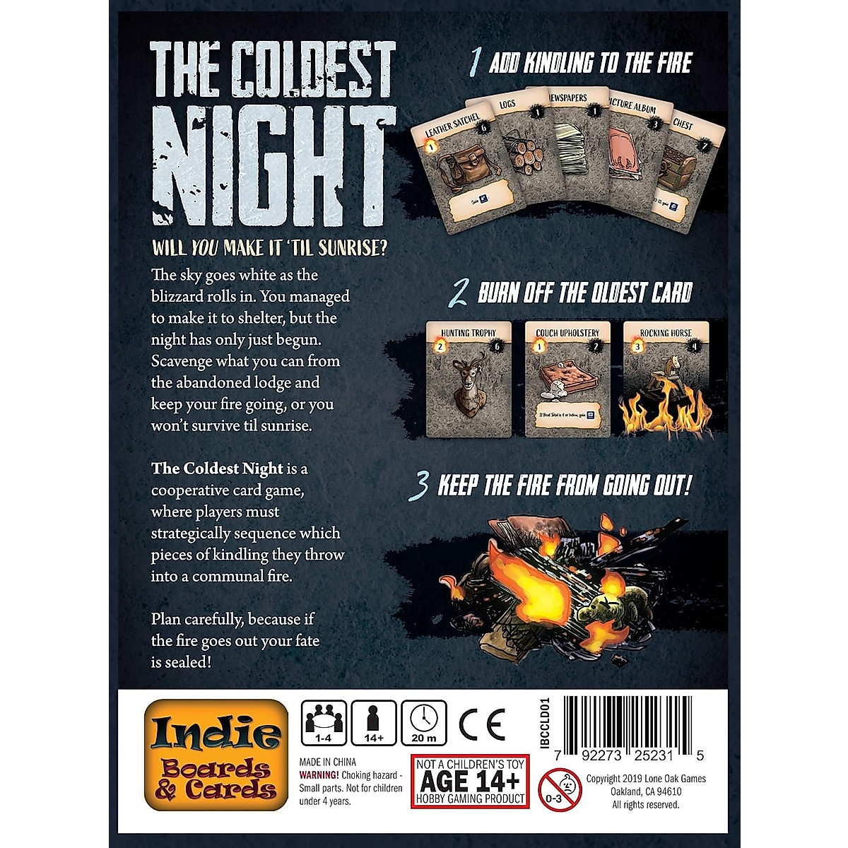 Indie Boards and Cards Coldest Night, Orange