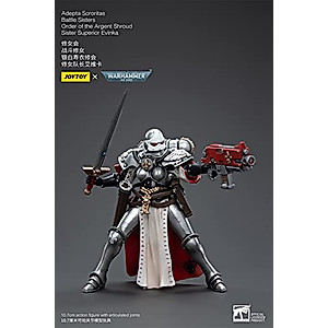 JoyToy Warhammer 40K: Adepta Sororitas Argent Sister Evinka 1:18 Scale Figure