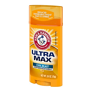 Arm & Hammer Ultra MAX Deodorant- Cool Blast- Solid - 2.6oz- Made with Natural Deodorizers