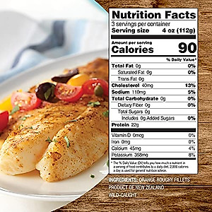 Seamazz Orange Roughy Fillets, 12 Oz (Frozen)