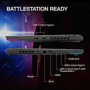 Asus 2023 ROG Strix G16 16'' WUXGA 165Hz Gaming Laptop, Intel Core i7-13650HX, NVIDIA GeForce RTX 4060, 64GB DDR5 RAM, 4TB SSD, 4zone RGB Backlit Keyboard, Win 11Pro, Gray, Hotface DVD-RW USB Hub