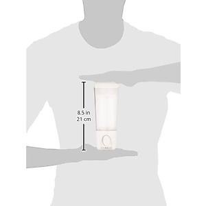 Better Living Products 72350 Clear Choice 3-Chamber Shower Dispenser, White