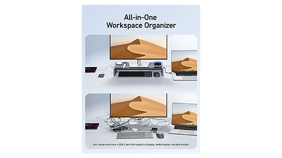 Anker 675 USB-C Docking Station - 12-in-1 with Monitor Stand & 4K HDMI