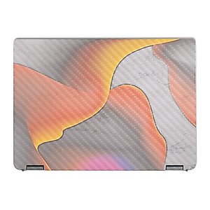 MightySkins Carbon Fiber Skin Compatible with Lenovo IdeaPad Flex 5 14" (2022) Full Wrap Kit - Marble Magma | Protective, Durable Textured Carbon Fiber Finish | Easy to Apply | Made in The USA