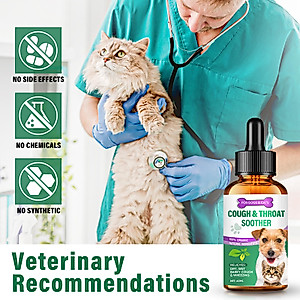 Dog Cough Treatment, Dog Allergy Relief Supplement for Suppress Allergy, Dry, Wet & Barky Cough for Dogs