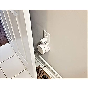 Dot Genie Google WiFi Pro Outlet Holder Mount [Old and New 2020 Version]: The Strongest, Most Versatile Mount Stand Holder for Google WiFi. Great for Home and Businesses! Still No Screws! (1-Pack)