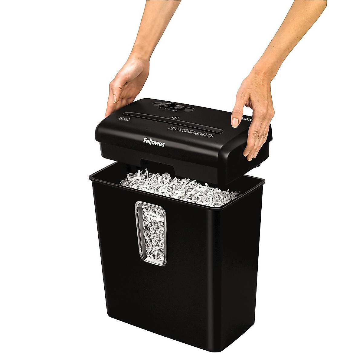 Fellowes Powershred P-30C 6-Sheet Cross-Cut Deskside Paper Shredder