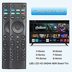 【Pack of 2】 Replacement Remote Control for Vizio TVs,XRT140 for All Vizio LED LCD HD 4K UHD HDR Smart TVs