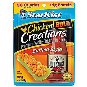 StarKist Chicken Creations BOLD Buffalo Style, 2.6 oz Pouch (Pack of 12)