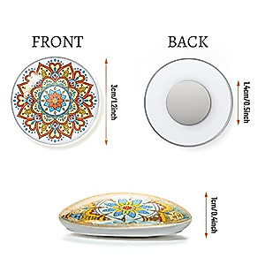 STARUBY Refrigerator Magnets 12 pcs Funny Fridge Magnets Decorative Magnets for Whiteboard Cute Locker Magnets for Boys and Girls Glass Magnets for Refrigerator Office and Kitchen