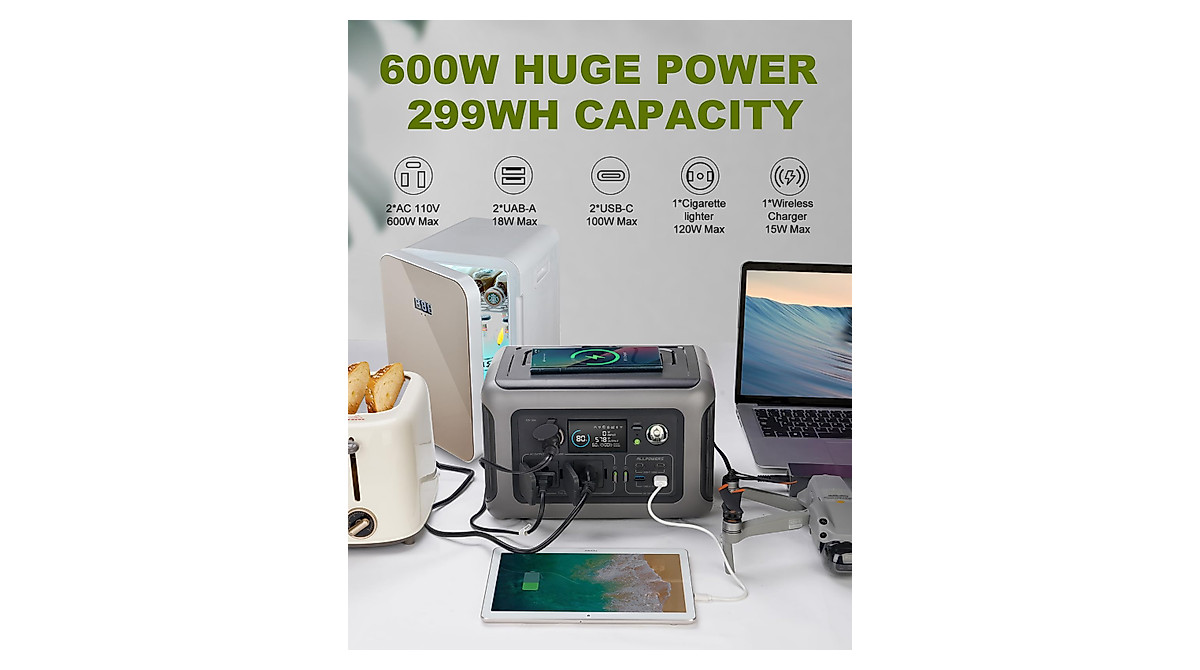 ALLPOWERS R600 Solar Generator - Power Your Adventures