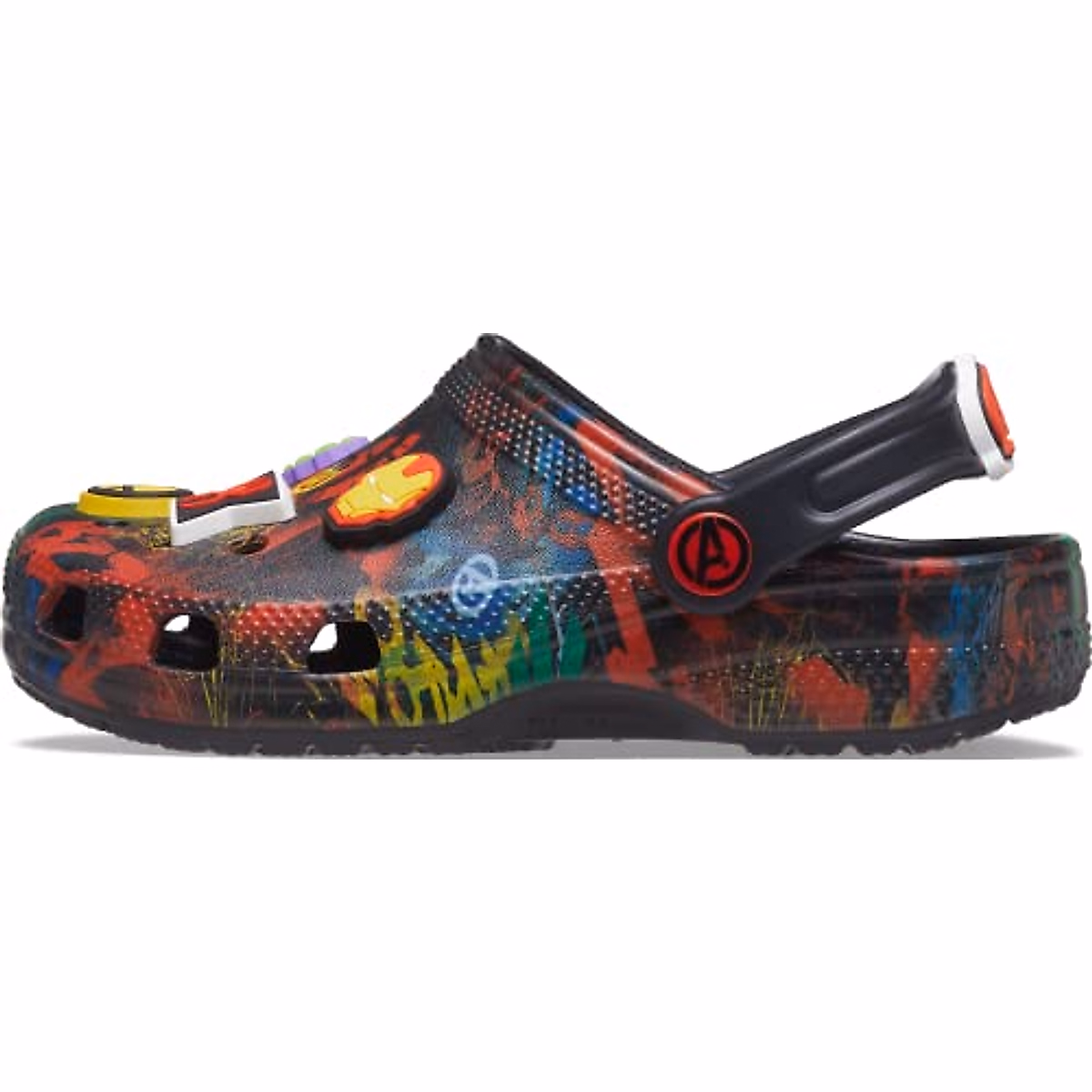 Crocs Kids' Superhero Clog , Marvel/Black, 3 Little Kid