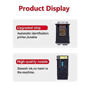 245XL Ink Cartridge Replacement for Canon Printer Ink 245 Black XL Ink PG-245XL PG 245 Use with PIXMA MX492 MX490 MG2522 MG2920 MG2420 MG2520 MG2922 TS3100 TS3122 TS3320 TR4520 TR4522 Printers