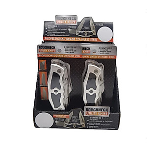 Roughneck Utility Knife - Impulse Retail Ready Display of 6 Each
