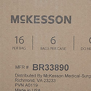 McKesson Ultimate Briefs, Incontinence, Adult Unisex, Maximum Absorbency, Medium, 16 Count, 6 Packs, 96 Total