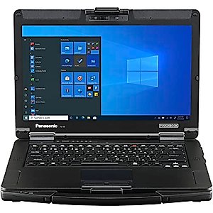 Panasonic Toughbook FZ-55 14” HD LED Laptop Computer – 11th Gen Intel Core i5-1145G7 Quad-Core up to 4.40 GHz Processor, 64GB DDR4 RAM, 4TB PCIe NVMe SSD, Intel Iris Xe Graphics, Windows 10 Pro