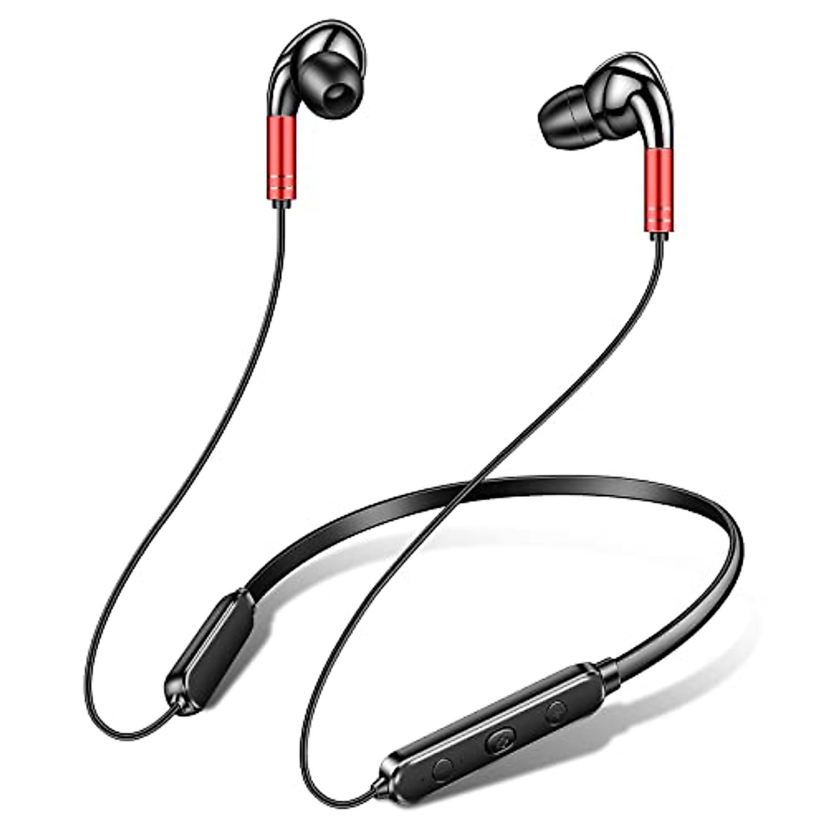 Vofolen Headphones Bluetooth Sport with Mic,Neckband Wireless Earbuds, Sweatproof in-Ear Earphones for Running Workout,10 Hours Playtime,Noise Cancelling Headsets for iPhone, Samsung, Android