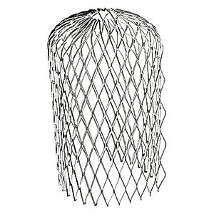 Roof Gutter Guard Filters Expand Aluminum Filter Strainer Stops Blockage Leaf Drains Debris Drain Net Cover(4pcs)