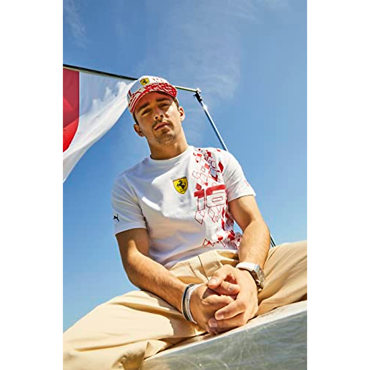 Scuderia Ferrari - 2023 Special Edition Charles Leclerc Hat - Unisex - White - Size: One Size