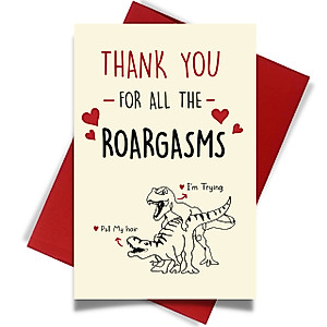 Cheerin Valentine's Day Cards for Him or Her | Anniversary Card | Gifts for Him or Her | Fun Gift Birthday Card for Husband Wife Boyfriend Girlfriend Men Women