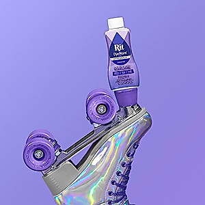 Synthetic Rit Dye More Liquid Fabric Dye - Ultimate Synthetic Rit Dye Accessories Kit - Wide Selection of Colors - 7 Ounces - Sapphire Blue