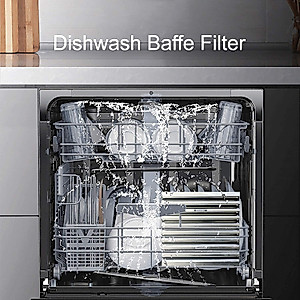 CT Copper Tailor Built-in Range Hood Insert Vent 48 Inch, 1150 CFM with 4-Speed Fan, LED Light, Dishwasher-safe Baffle Filter,Stainless Steel