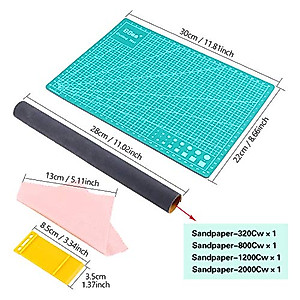 Swpeet 55Pcs Compatible for Gundam Modeler Basic Tools with Duty Plastic Container, Professional kit Replacement for Gundam Model Building Beginner Hobby Model Assemble Building