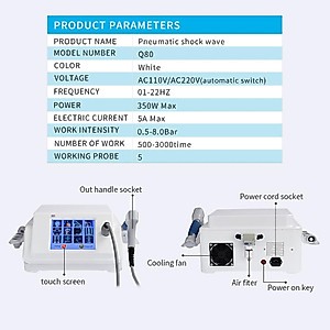 Kalecope Shock Wave Therapy Machine for Joint and Muscle Pain Relief, Muscle and Bone Tissue Regeneration