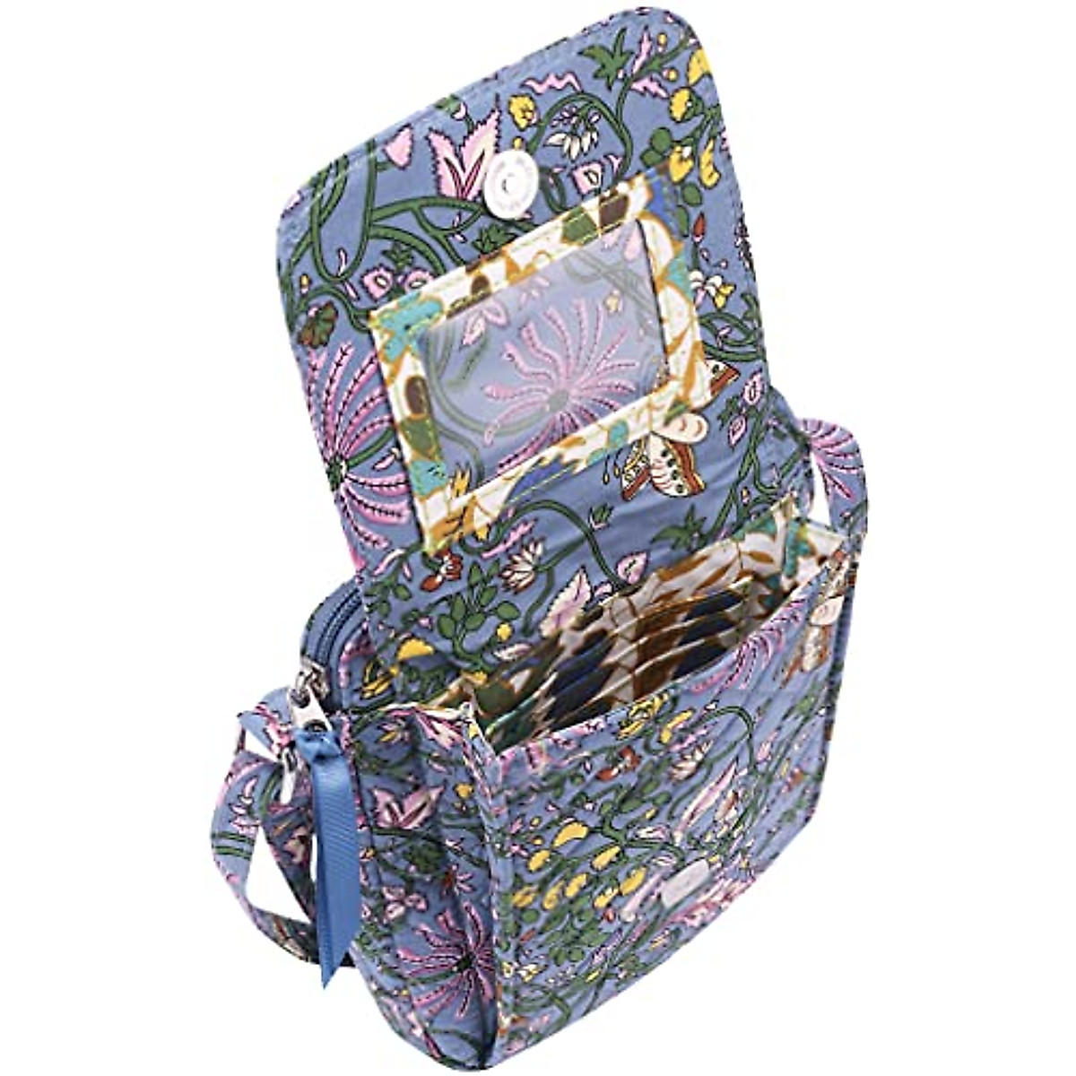 Brentano Cotton quilted crossbody wallet purse (BOHO WILDERNESS)