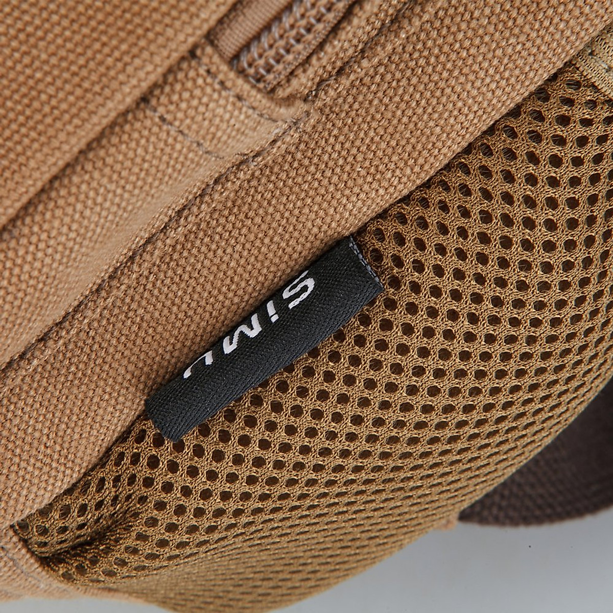 SIMU Sling Bag Pack Canvas Shoulder Sling Backpack Small Crossbody Chest Bag for ipad mini (coffee)