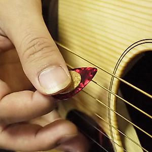 Mr.Power Guitar Pick Non-slip Grip Cork Sticked on Pick 20 pcs