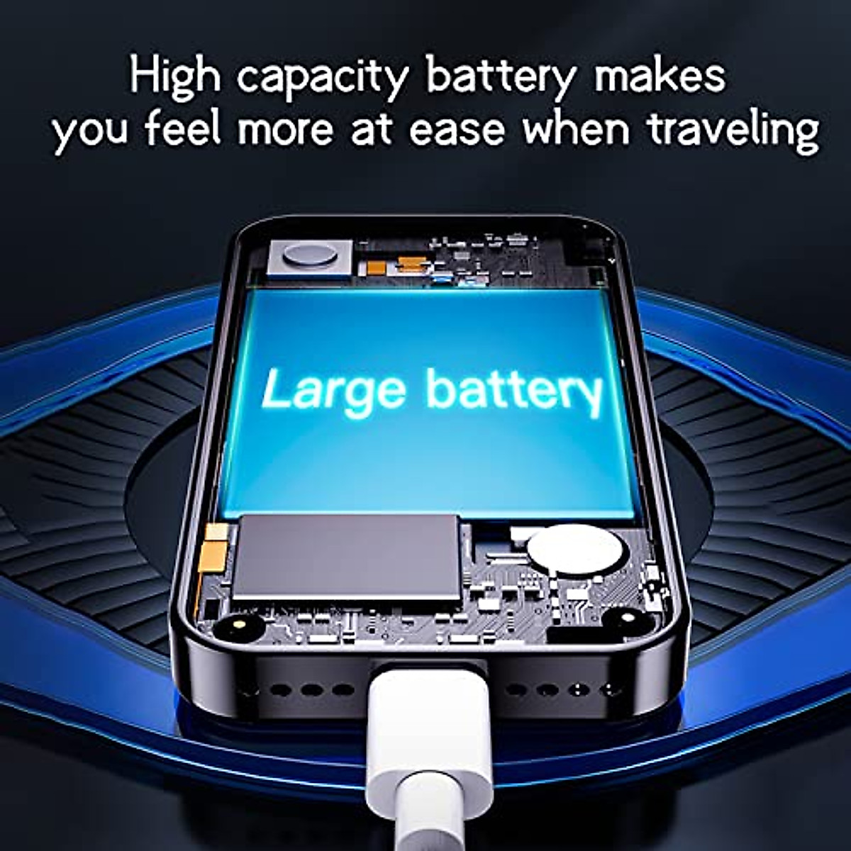 Etigood Mini Smartphone Unlocked 1GB RAM 8GB ROM Small Cell Phones, 2.5'' Touch Screen Quad Core Android Tiny Phone/MTK6580/3G Dual SIM/HD Camera/Slim Body Mobile Phone(Black)