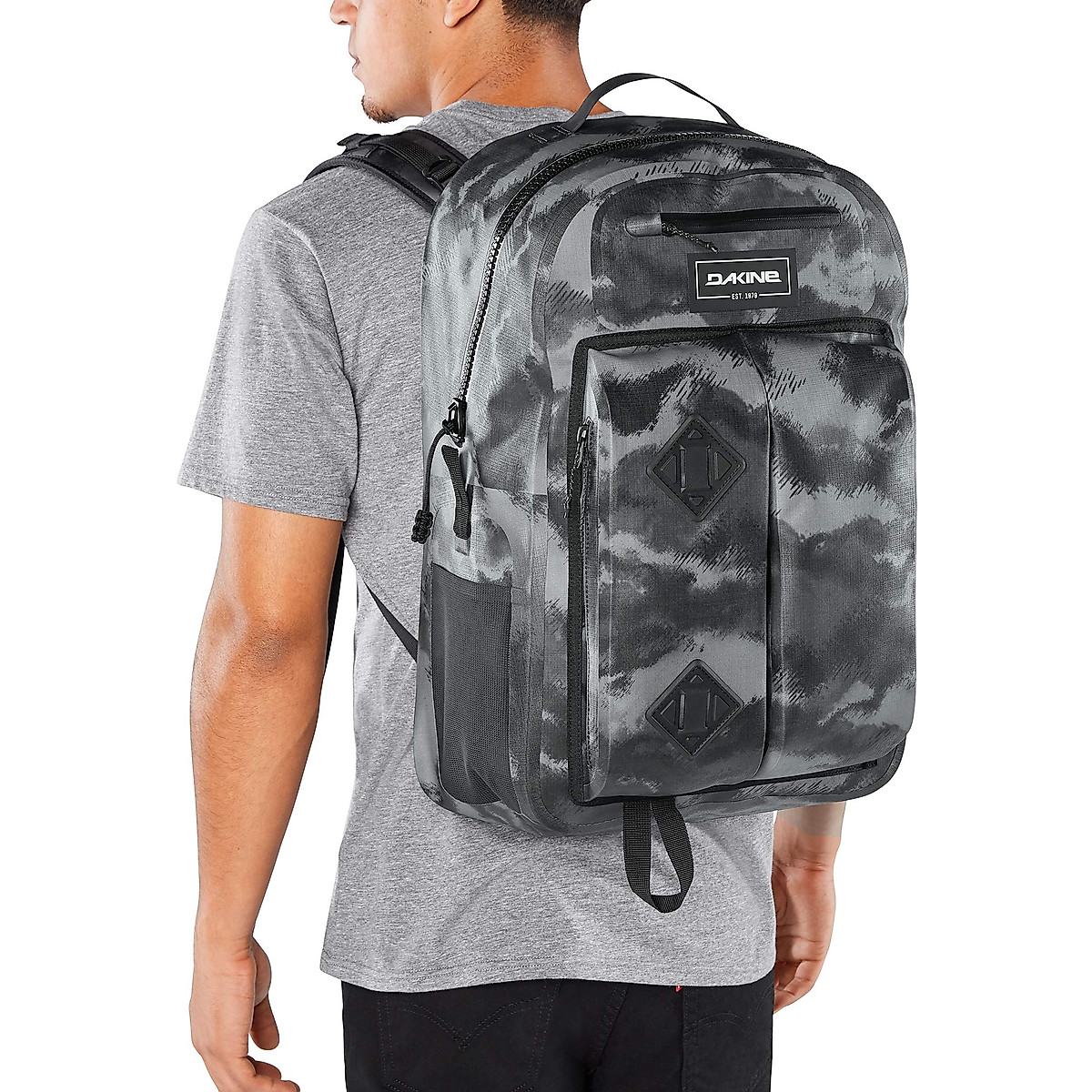 Dakine Cyclone Hydroseal 36L Backpack, Dark Ashcroft Camo