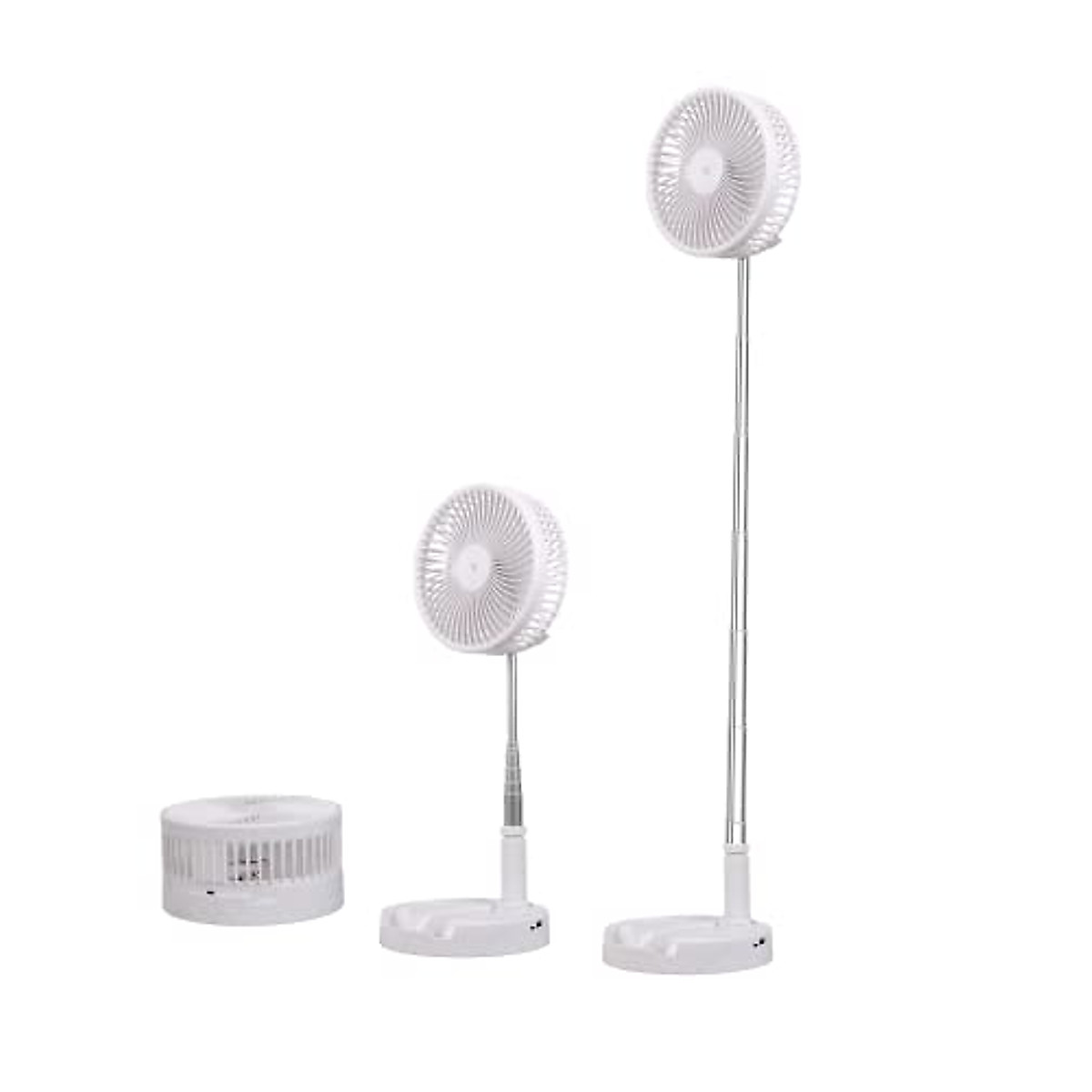 Fly Kan Retractable folding remote control desktop fan, USB table fan, portable remote control fan, suitable for office, home, outdoor camping, etc.